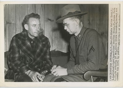 1940S? VINTAGE ORIGINAL 8X10 B&W PHOTO SARATOGA SPRINGS STATE POLICE | eBay