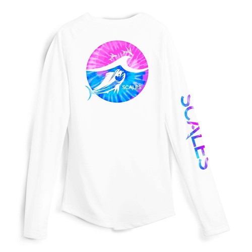 SCALES Tide Dye Flyer Womens Performance Shirt | eBay