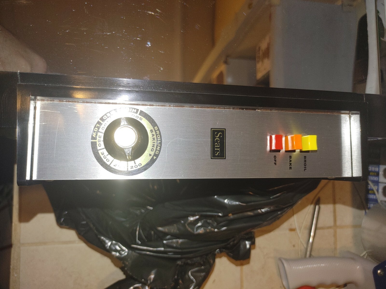 RARE Sears Model 303.6919 Oven Bake Broiler Flip Chrome Toaster Oven ...