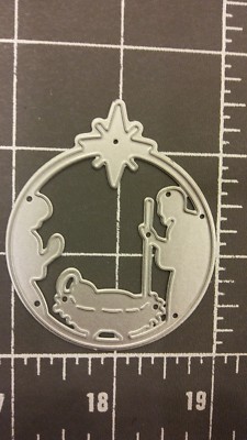 Universal Die Cut Tool Thin Metal Emboss Christmas Nativity Ornament ...
