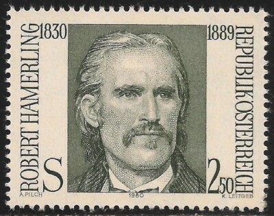 Austria #1147 (A547) VF MNH - 1980 2.50s Robert Hamerling (1830-1889), Poet | eBay