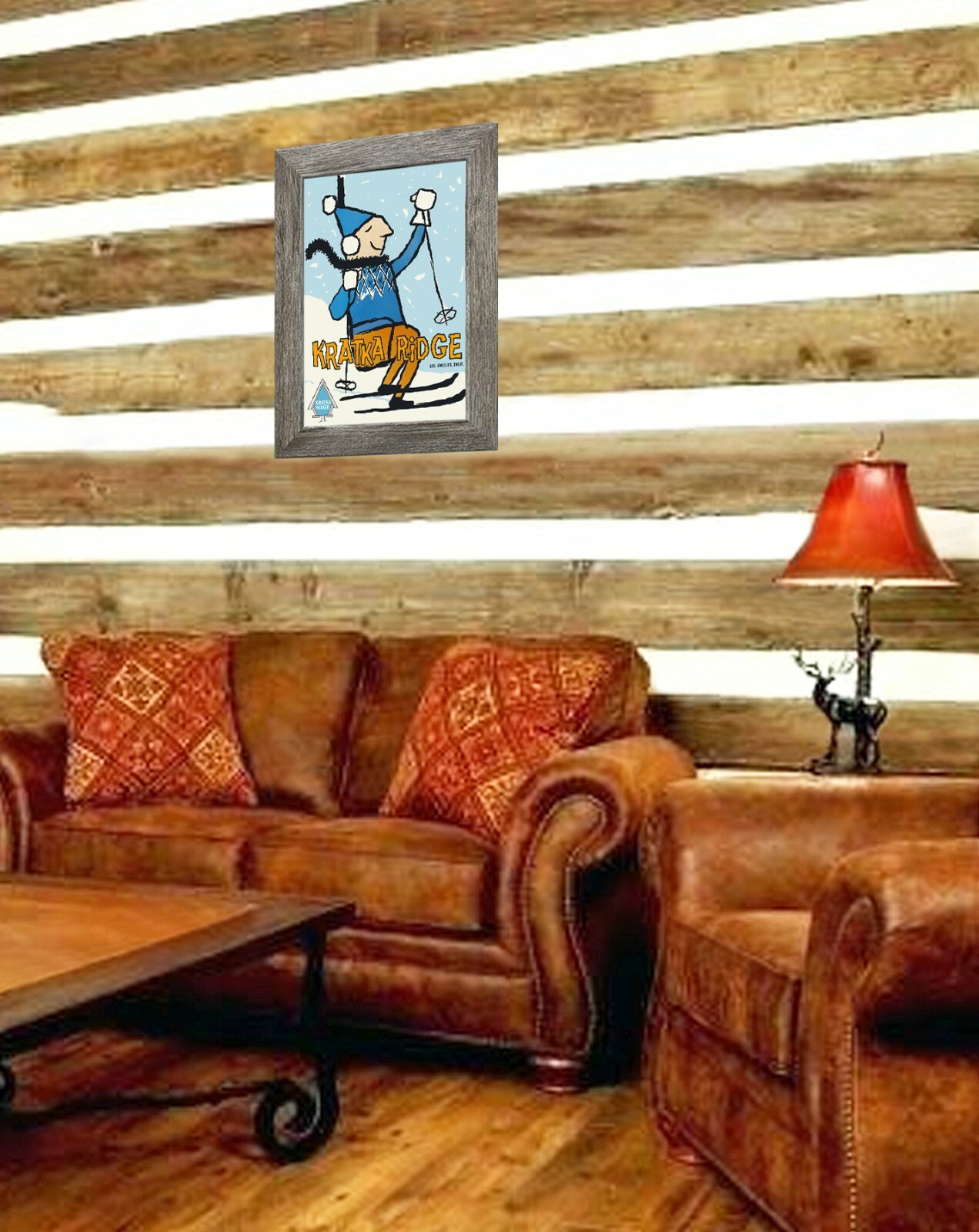 Kratka Ridge So. Cal. Ski Area Vintage-Style Poster | eBay