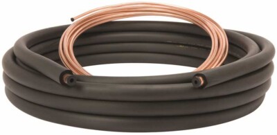Mueller Streamline 3/8 in. x 3/4 in. x 25 ft Air Conditioner Line Set ...