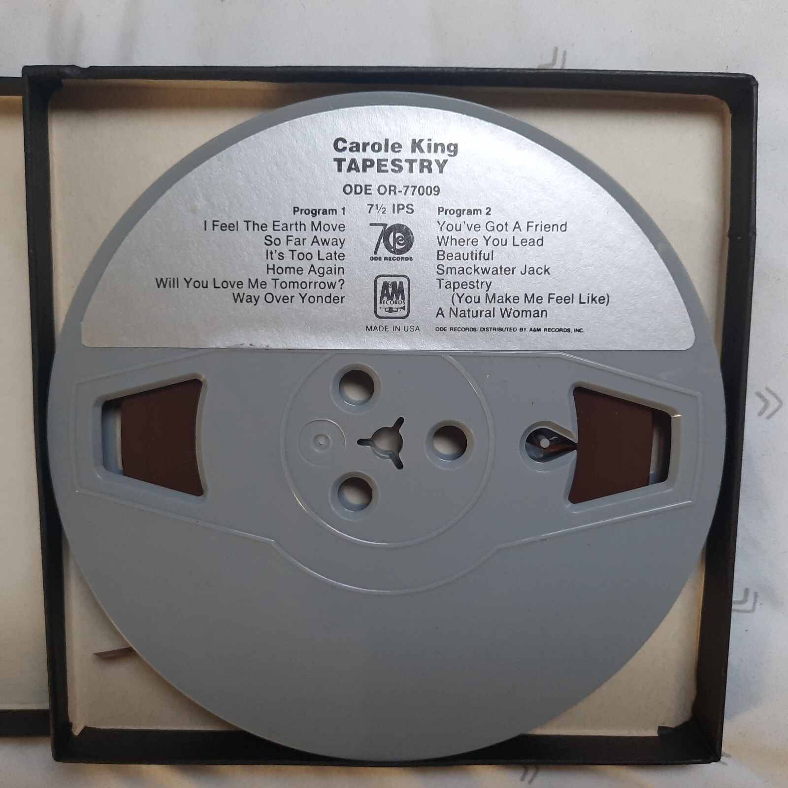 4 TRACK 7&1/2 IPS CAROLE KING TAPESTRY REEL-TO-REEL ODE OR-77009 | eBay