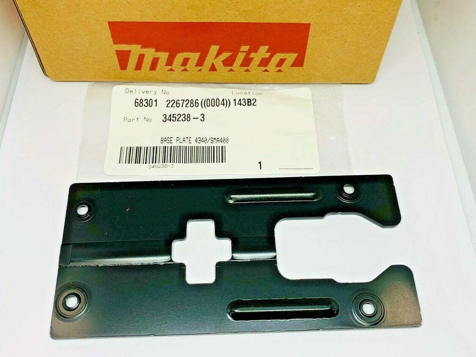 GENUINE MAKITA JIGSAW BASE PLATE Fits BJV/DJV140/180 4340 4341 4350 ...