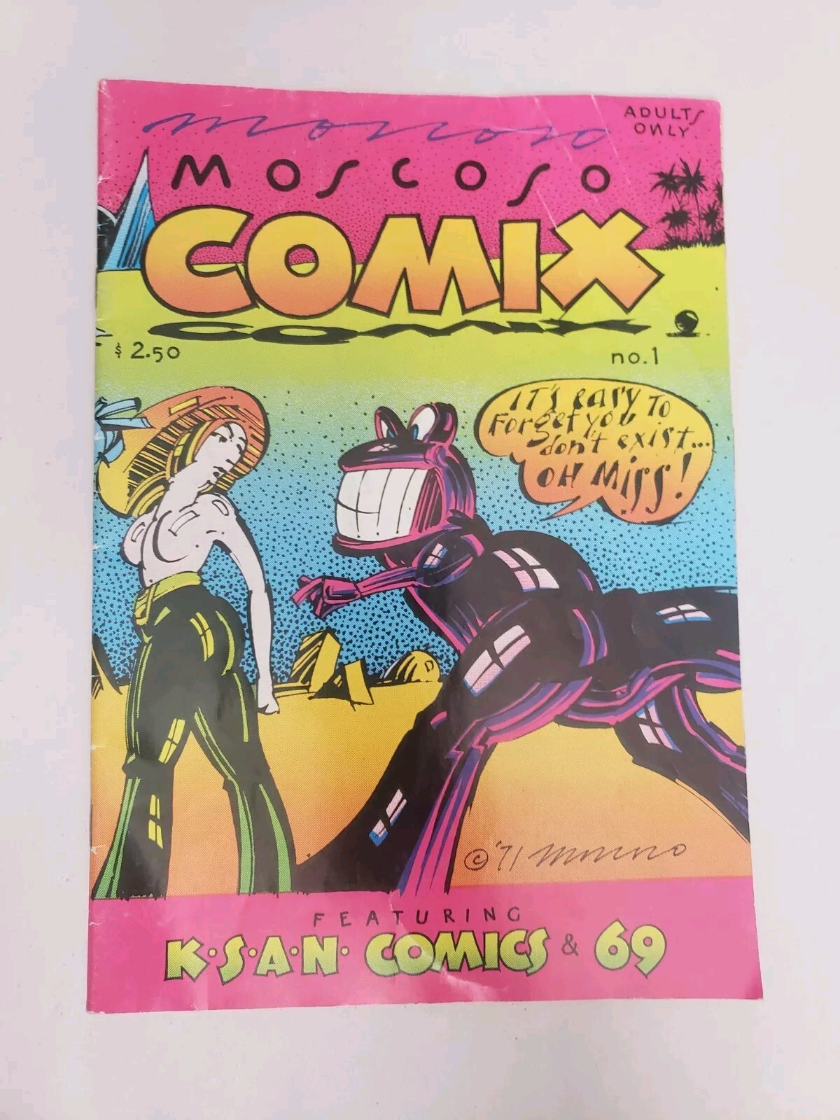 MOSCOSO COMIX No 1 #1 Underground Comic Book Rare Victor Moscoso | eBay