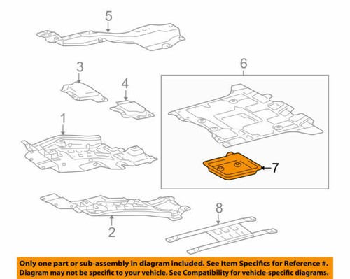 51456-60070 Toyota Seal, engine under cover, rear 5145660070, New ...