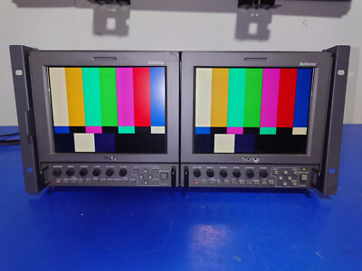 Sony Rackmount 2x LMD-9050 Multiformat Professional Video Monitor LCD ...