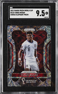 2022 PANINI PRIZM WORLD CUP CHOICE ELEPHANT PRIZM #210 YUNUS MUSAH SGC ...