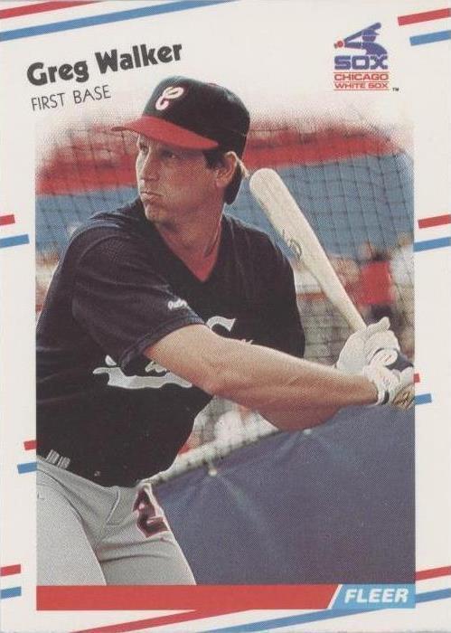 1988 Fleer - Greg Walker #411 for sale online | eBay