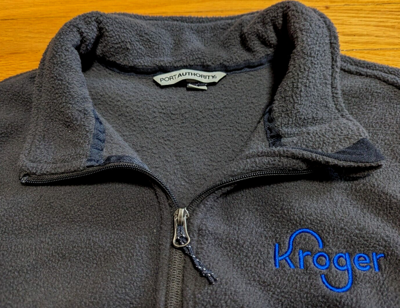 KROGER Grocery Store Supermarket Uniform Zip Up Jacke… - Gem