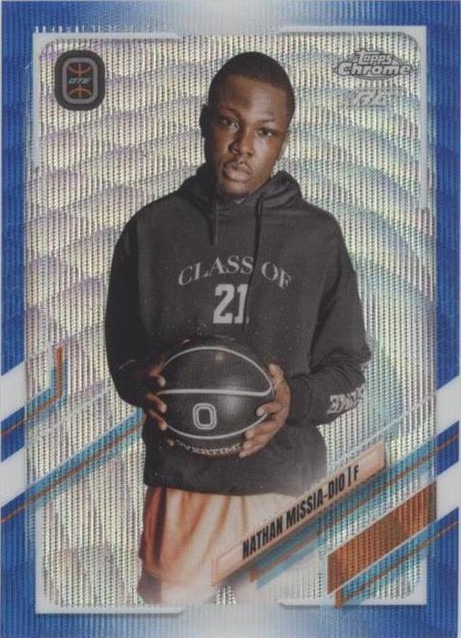 2021-22 Topps Chrome OTE Overtime Elite - Nathan Missia-Dio #91 Blue ...