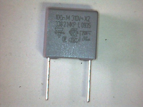 10x MKP X2 Capacitor 100nF 0,1uF 310V~ 310VAC Vishay BCC MKP338-2 ...