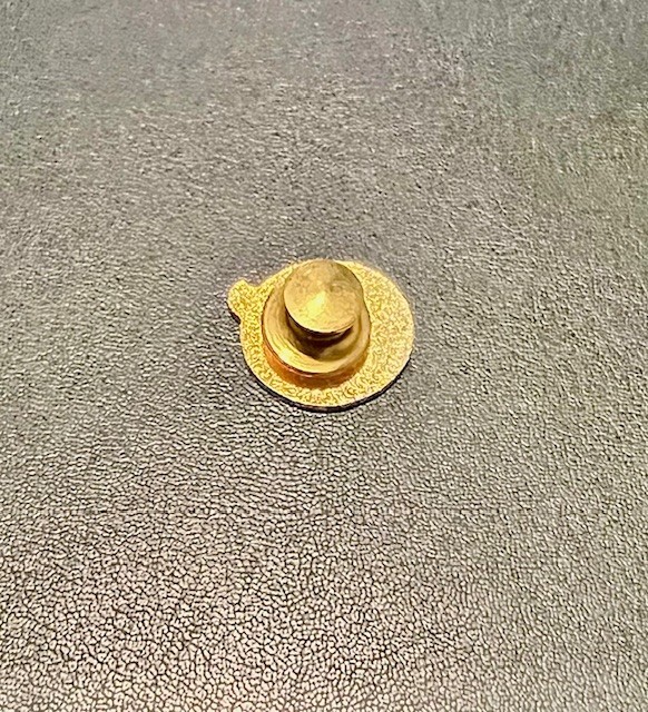 Santa Fe Railroad Lapel Pin Tie Tack Gold Tone Railway Collectible ...