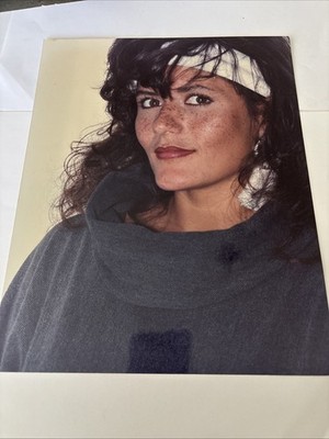 Vintage “Flash Dance” Freckles Sexy Female portrait Color Photograph ...