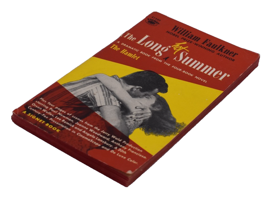 THE LONG HOT SUMMER by William Faulkner (1958 vintage Signet paperback ...