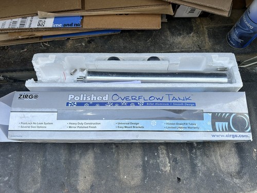 13" Polished Overflow Tank ZIROFT13 Hot rat truck cool street rod ...