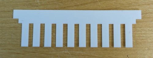 Hoefer 1mm thick, 10-Well Comb for Mighty Small SE 250 260 miniVE SDS ...