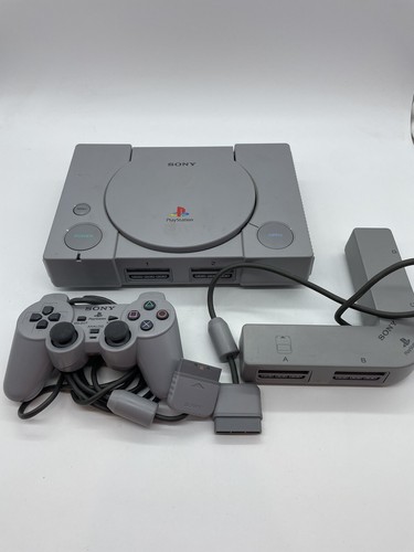 Sony Playstation 1 PS1 Console Bundle with Controller and Multitap SCPH ...