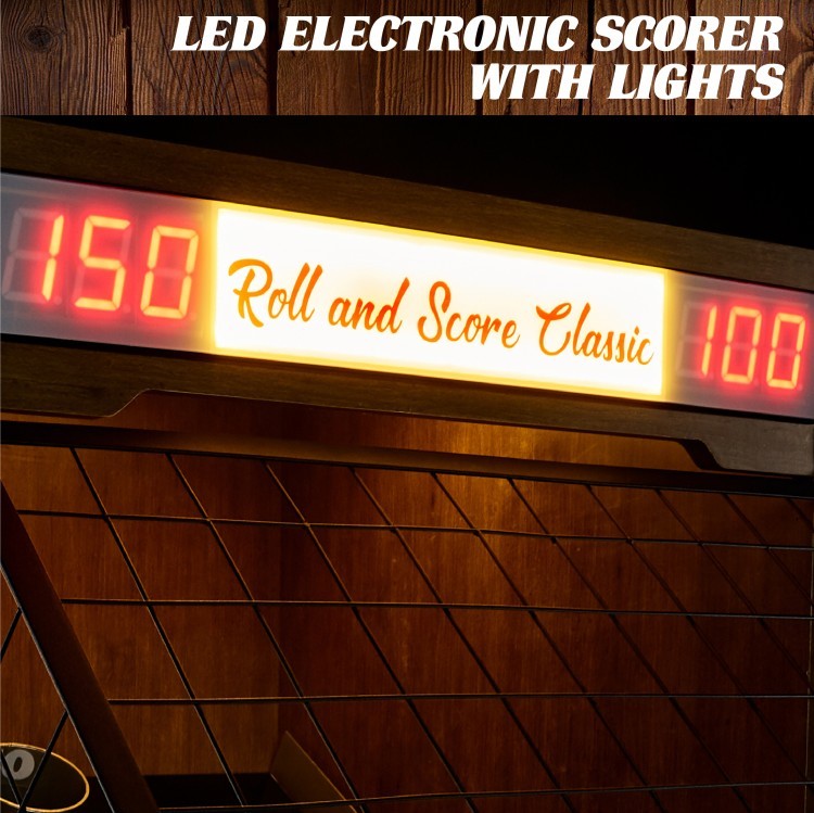 Roll Ball Game 10ft Rollerball Arcade Game w Scorer + LED Lights ...