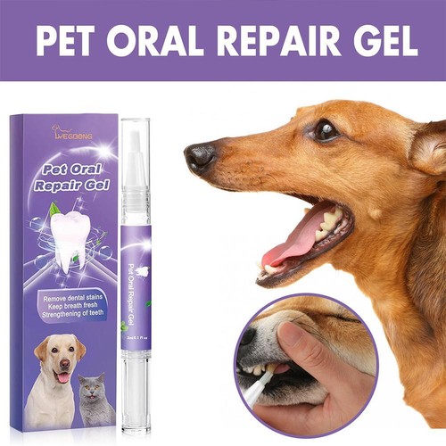 1/3 Pcs Pet Oral-Repair Gel, Pet Teeth-Oral Care Gel for Eliminate Bad ...