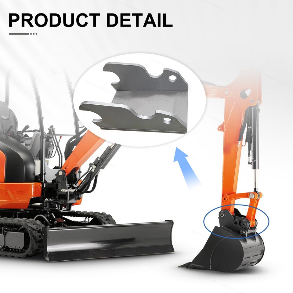 Fits For Kubota Excavator U55 KX057 KX191 Quick Attach Bucket Ears Attachment | eBay