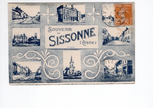 SISSONNE Aisne 02 Carte postale Souvenir de Sissonne TB 2 scans | eBay
