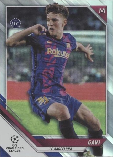 2021-22 Topps UCL Collection - Silver Foil #50 Gavi /75 (RC) for sale ...