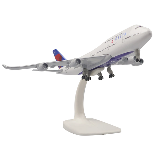 1:300 20cm Delta B747 Alloy Plane Model Airplane Souvenir Static ...