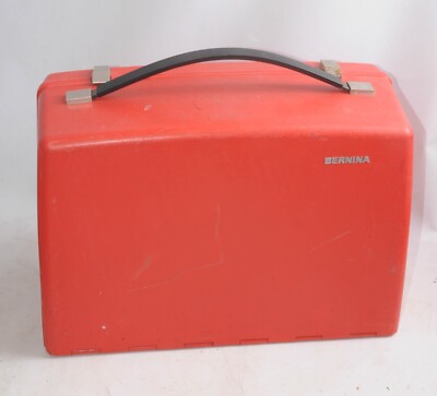 Original Bernina 830 Record Sewing machine Red CASE only | eBay