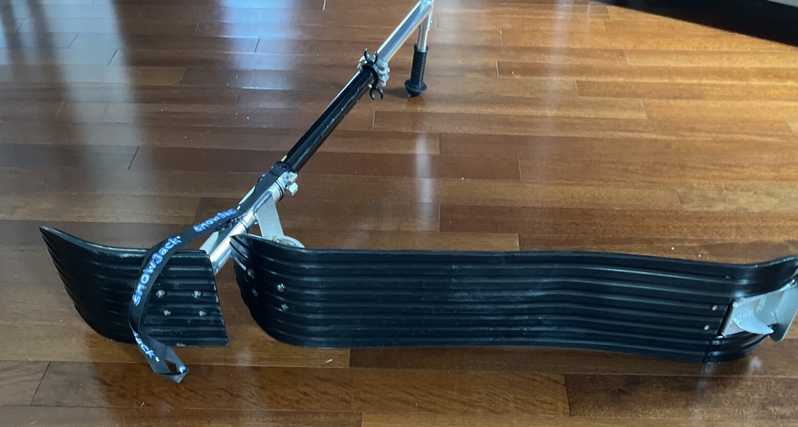 Snow Jack Scooter by SIC Upright Sled Snowboard Board Handle Bar | eBay