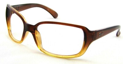 Ray Ban RB4058 Sunglasses Gloss Rootbeer Fade Frames Preowned Eye ...