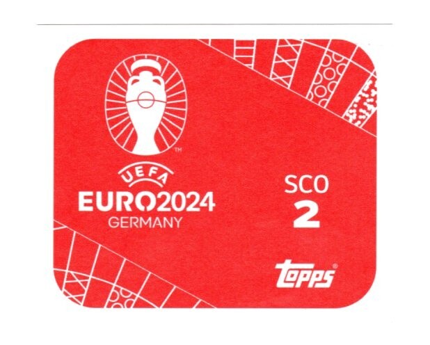 Topps Euro 2024 Sticker- SCO2 - Andrew ROBERTSON - swiss edition -Gold ...
