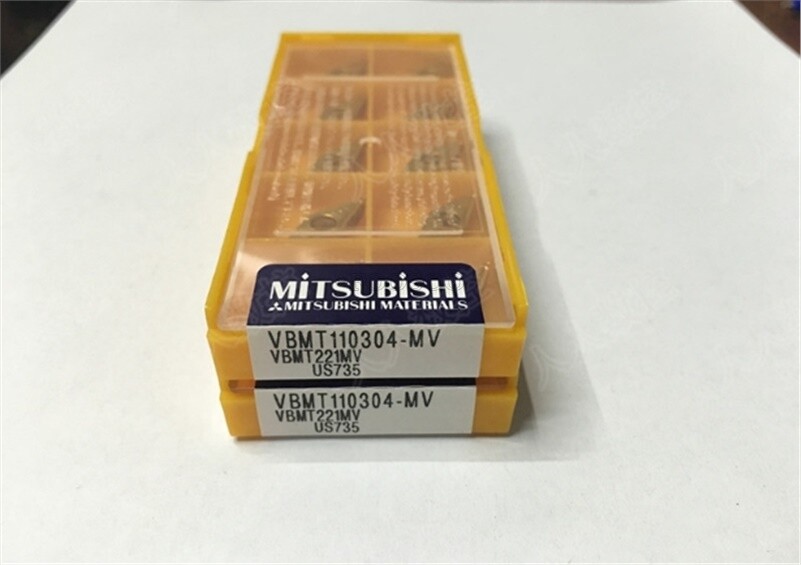 10Pcs Mitsubishi VBMT110304-MV US735 VBMT221MV Caride Inserts wq | eBay