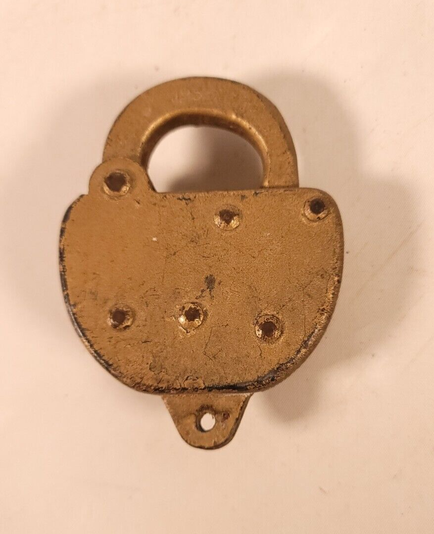 ANTIQUE SLAYMAKER RAILROAD STYLE PAD LOCK | eBay