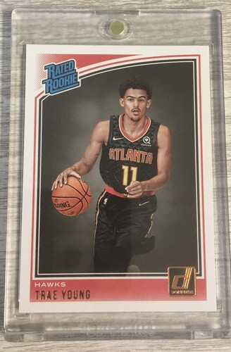 2018-19 Donruss Trae Young Rated Rookie Card RC #198 Hawks H | eBay