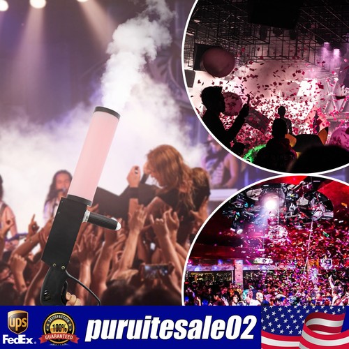 Handheld Fog Gun LED CO2 Fog Cannon Special Effects Fog Machine Gun ...