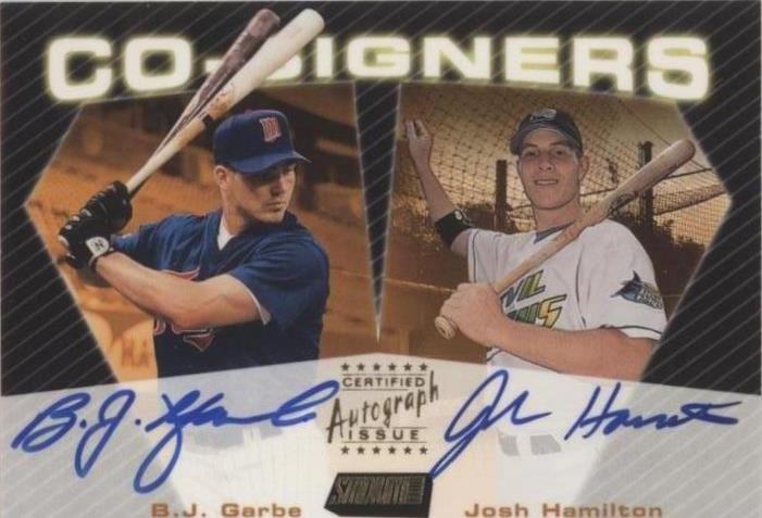 2000 Topps Stadium Club - Co-Signers Josh Hamilton, B.J. Garbe #CO13 ...