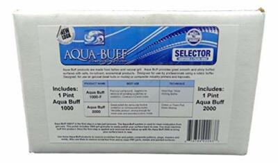Aqua-Buff Compound and Polish Kit (1 Pint of AB1000 and 1 Pint of A2000 ...