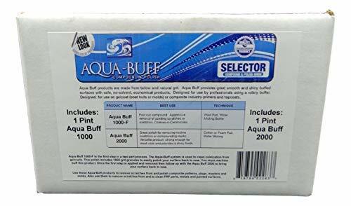 Aqua-Buff Compound and Polish Kit (1 Pint of AB1000 and 1 Pint of A2000 ...