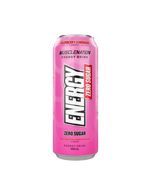 Muscle Nation Energy Raspberry Lemonade 500ml x 12 | eBay UK