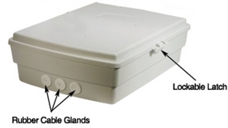 Outdoor Waterproof Enclosure Nema Box Cabinet w/ Wifi Label - Router ...