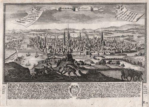 Rouen Normal General View Original Copperplate Leopold 1740 | eBay