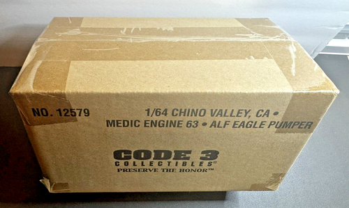 Code 3 1/64 ALF Eagle Pumper Chino Valley Medic Engine 63 New in Box ...