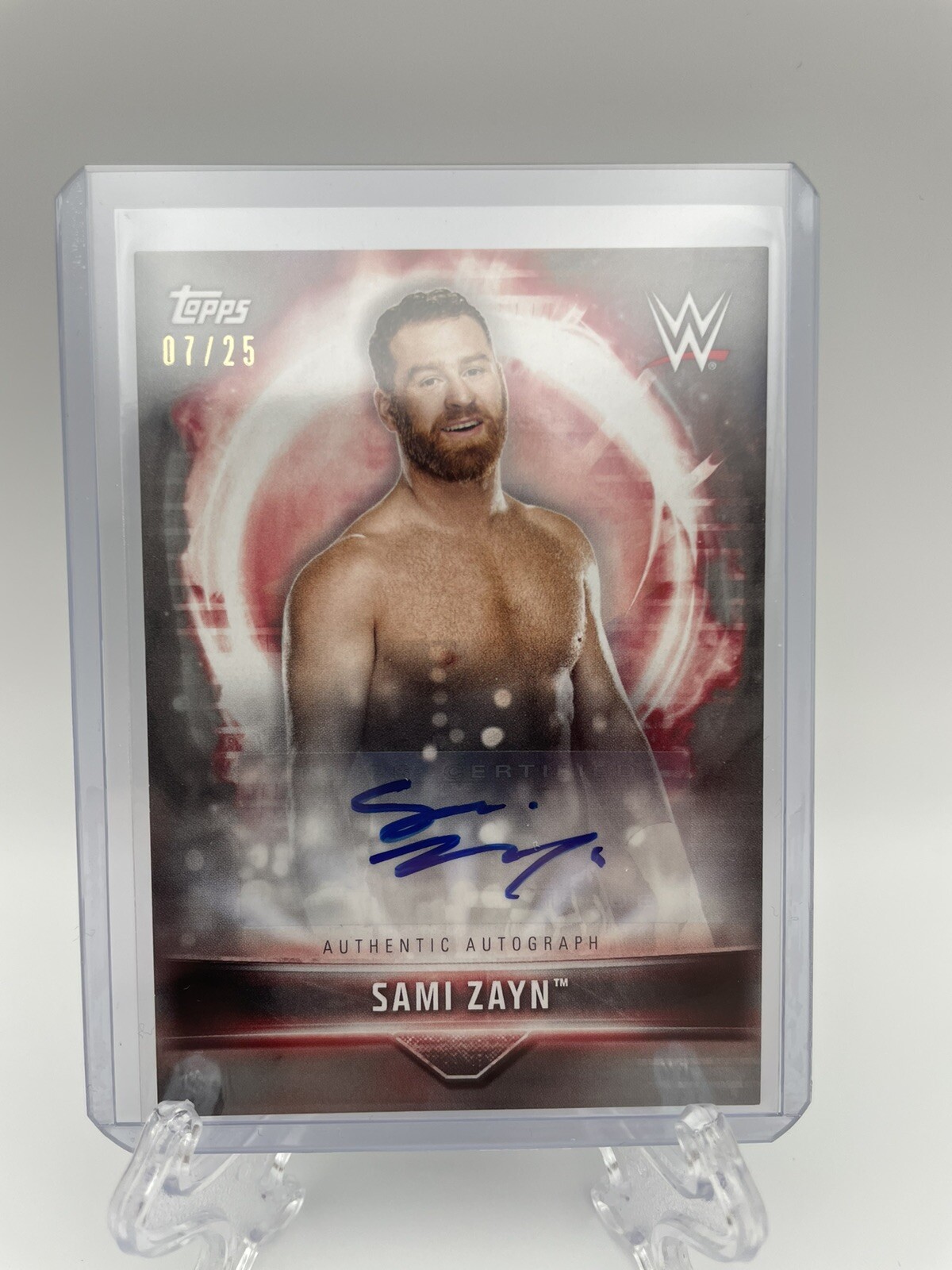 Sami Zayn 2019 Topps WWE Road to Wrestlemania Autograph Card Auto ...