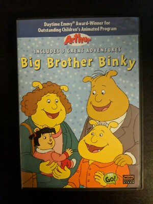 Arthur: Big Brother Binky DVD 3 episodes OOP RARE Special Features PBS ...
