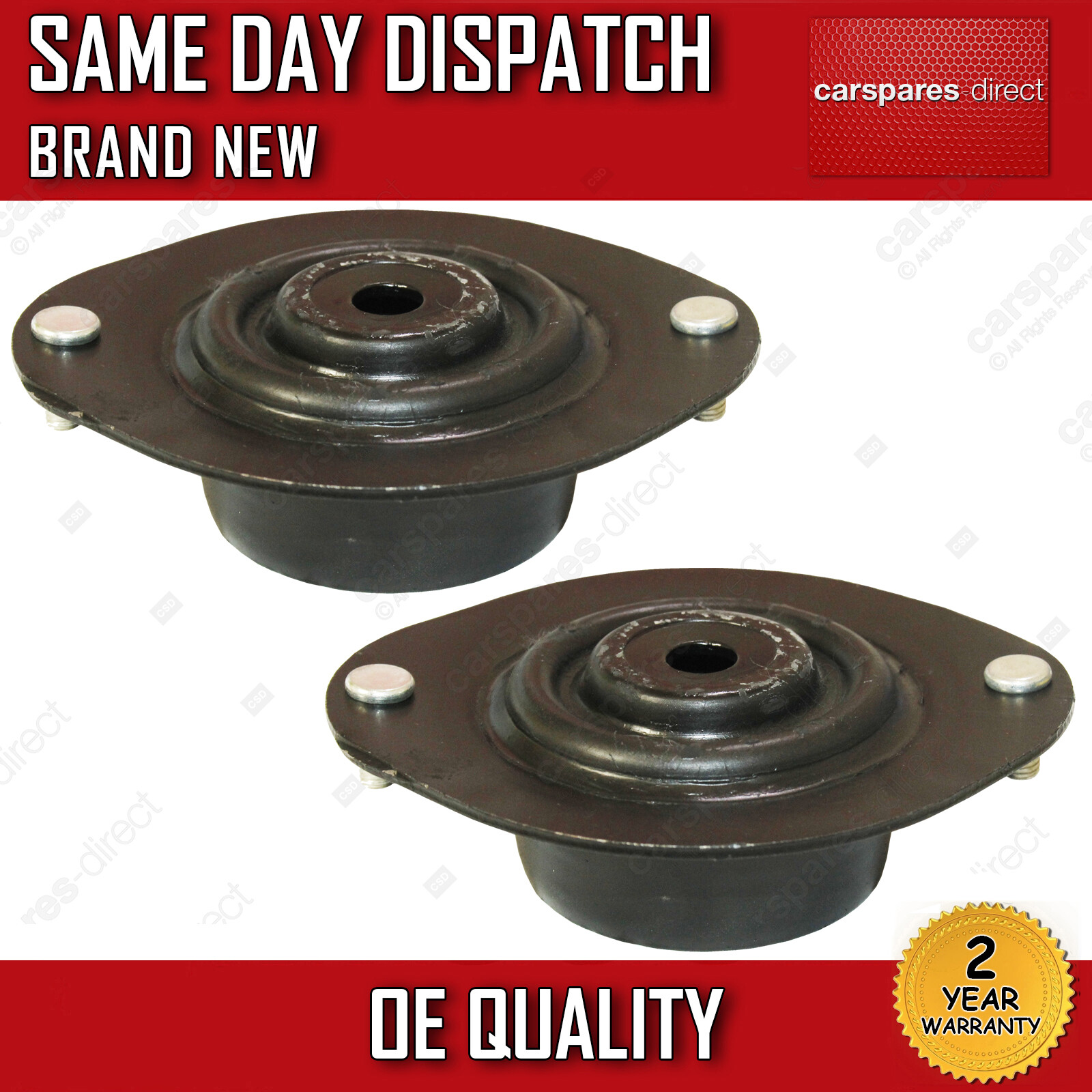 Vauxhall Astra F Mk3 Front Suspension Top Strut Mounts Pair Without ...