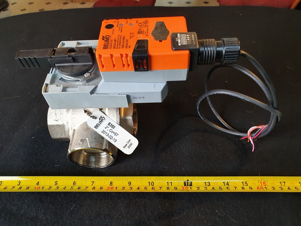 Belimo B350+ARX24-MFT 2" 3-Way Stainless Valve w/ Modulating Actuator ...