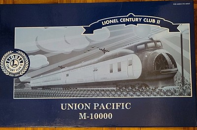 LIONEL Century Club Union Pacific M-10000 Streamliner Loco Passenger 6 ...