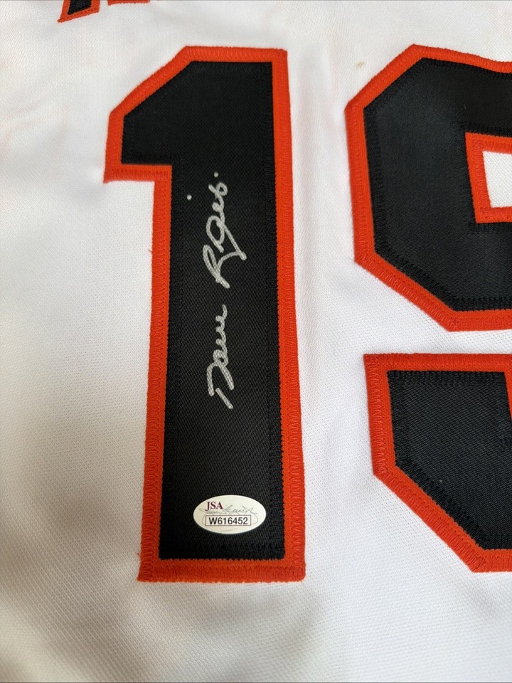 Dave Righetti Signed Autographed SF Giants Baseball Jersey JSA COA ...